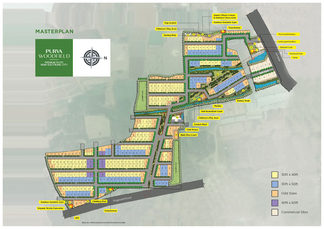 Purva Land Provident Woodfield | Plots in Electronic City South Bangalore